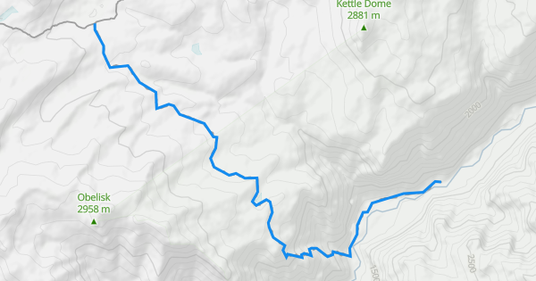 Tehipite Trail Hiking Trail - Independence, California