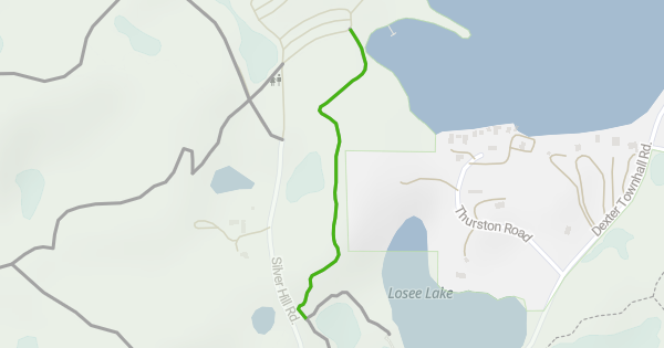 Losee Lake Trail Hiking Trail - Pinckney, Michigan