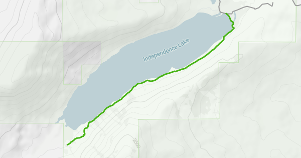 Independence Lake South Shore Trail Multi Trail - Truckee