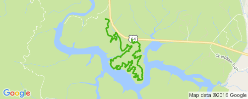 Brush Creek Mountain Biking Trail - Ducktown, Tennessee