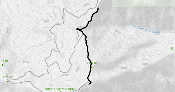 Twin Peaks Slide Mountain Biking Trail - Wenatchee, WA