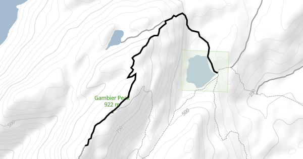 Mt. Liddell trail Hiking Trail - Gambier Island, BC