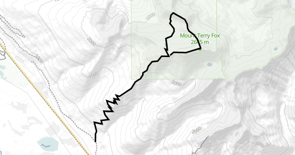 Mount Terry Fox Hiking Trail Hiking Trail - Valemount