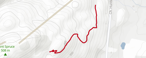 La Marre D'Art Mountain Biking Trail - Bromont, Quebec