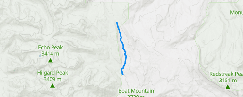 Lightning Lake Hiking Trail - Big Sky, Montana