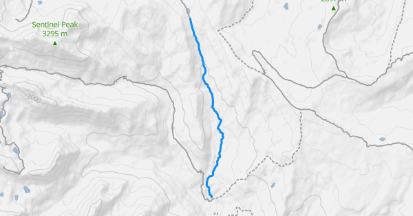 Lightning Lake Hiking Trail - Big Sky, Montana