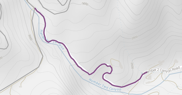Number Two Canyon Access Road Mountain Biking Trail - Wenatchee, WA