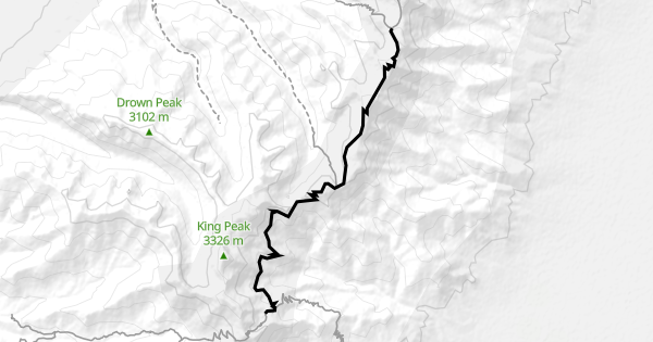 Ruby Crest NRT (King Peak) Hiking Trail - Ruby Valley
