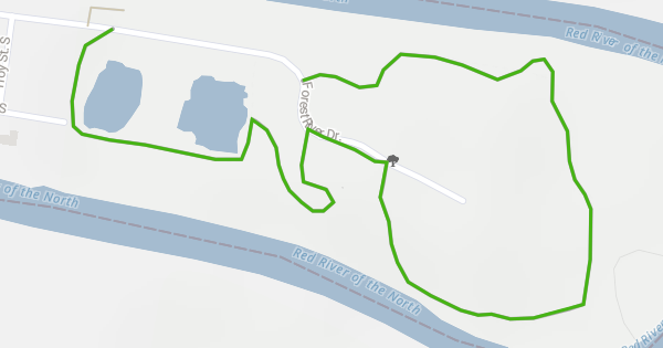 Forest River Loop Hiking Trail - Fargo, North Dakota