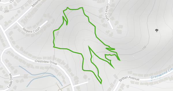 Harold Drake Trail Hiking Trail - San Carlos, CA