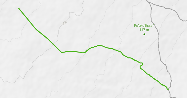 Ka'alu'alu Road Mountain Biking Trail - naalehu, Hawaii