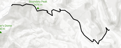 Boundary Peak Trail Hiking Trail - Los Alamos, New Mexico