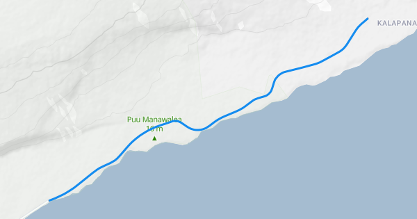 Chain of Craters-Kalapana Road Multi Trail - - Hawaii