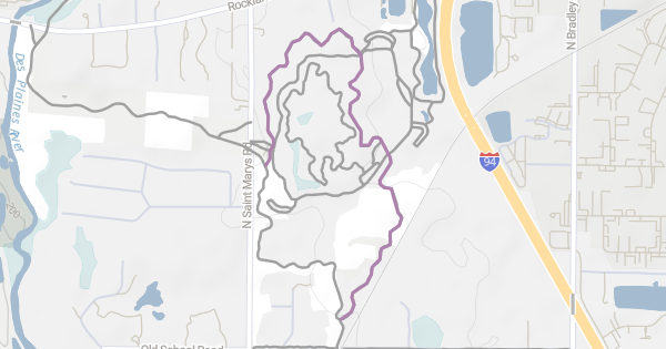 Old School Yellow Loop Multi Trail - Mettawa, Illinois