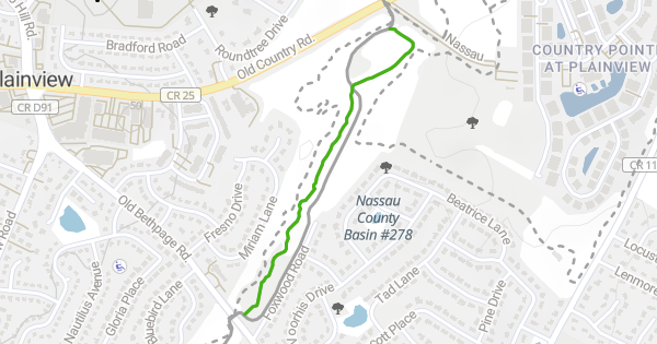 Nassau/suffolk Greenbelt Trail Hiking Trail - Old Bethpage, NY