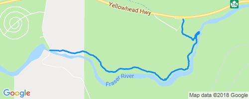 Overlander Falls Trail Mountain Biking Trail - Valemount