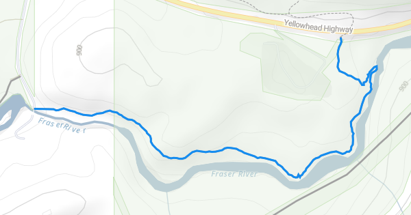 Overlander Falls Trail Mountain Biking Trail - Valemount