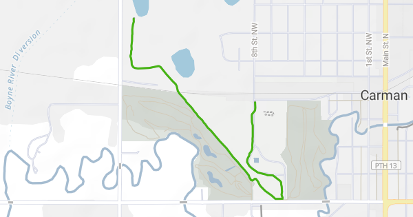 Dufferin Recreation Park Hiking Trail - Carman, MB