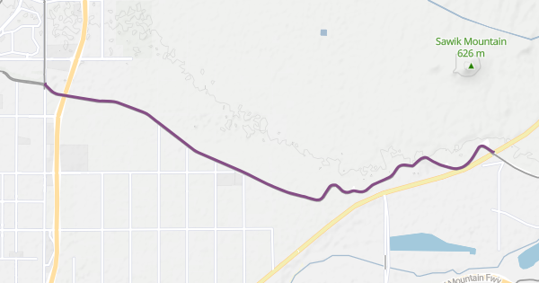 Arizona Canal Mountain Biking Trail - Scottsdale, AZ
