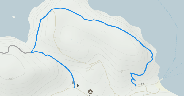 Cavern Point Loop Trail Hiking Trail - Santa Cruz Island, CA