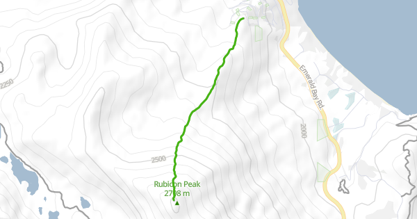 Rubicon Peak Trail Hiking Trail - Tahoma, CA