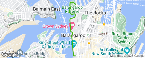 Barangaroo Wulugul Walk Pathway Mountain Biking Trail