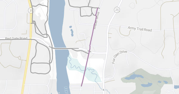 Fox River Trail Multi Trail - St Charles, Illinois