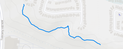 Fun and Games Mountain Biking Trail - Calgary, Alberta
