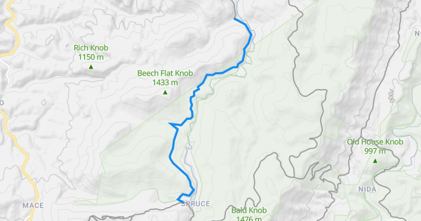 Rocky Run Multi Trail - Snowshoe Village, West Virginia