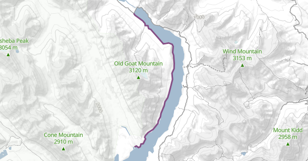 Spray Lake Westside Road Multi Trail - Canmore, Alberta