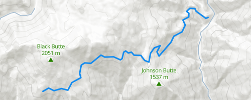 Johnson Saddle Trail Hiking Trail - Riggins, Idaho