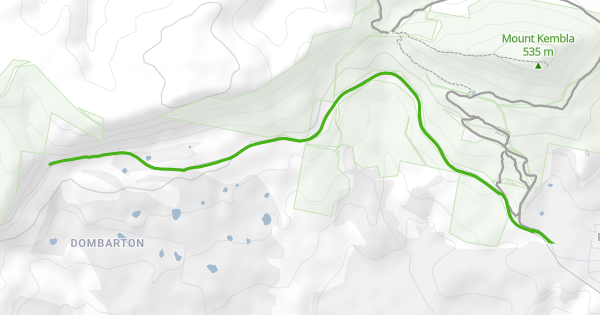 Dombarton Rail Line (from the Maldon tunnel) Mountain Biking Trail ...
