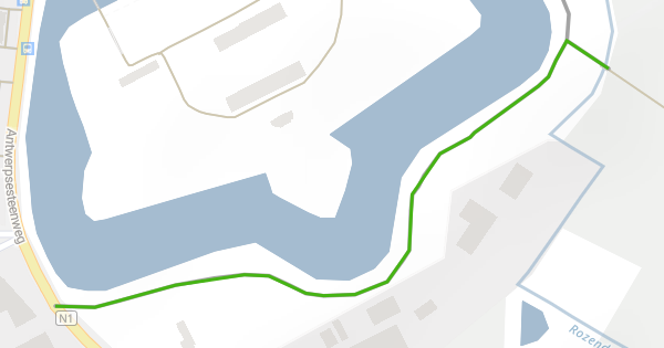 Zuidelijk deel rond Fort Van Walem Multi Trail