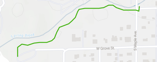 Springbrook Nature Center Trail Hiking Trail - Itasca