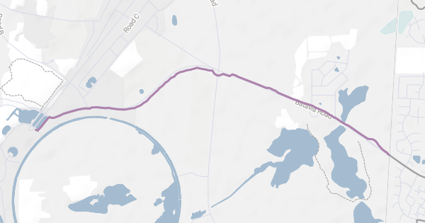 Fermilab Public Route Multi Trail - Warrenville, Illinois
