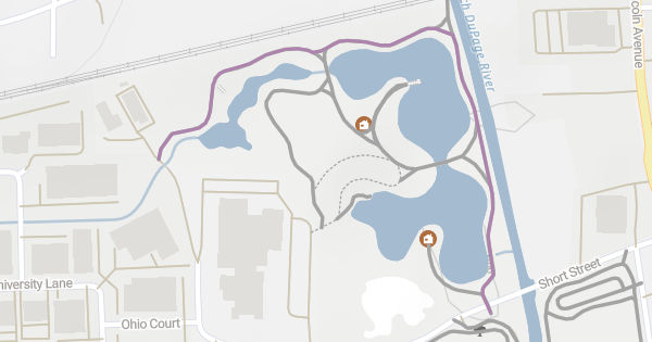 Community Park Main Loop Multi Trail - Lisle, Illinois