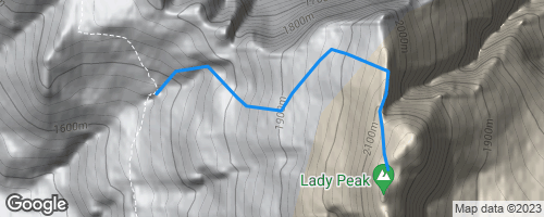 Lady Peak Trail Hiking Trail - Chilliwack, BC