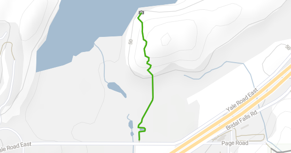 Popkum Community Trail Hiking Trail - Bridal Falls
