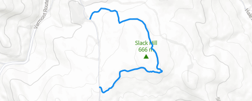 Slack Hill Trail Hiking Trail - Plymouth, Vermont