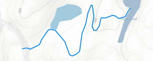 High Moon Pond Trail Hiking Trail - Hubbardton, Vermont