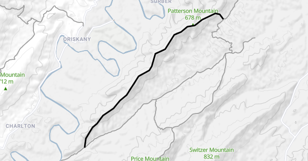 Patterson Mountain Mountain Biking Trail - Fincastle