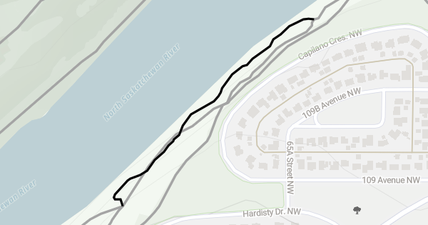 Sideline Mountain Biking Trail - Northwest Edmonton