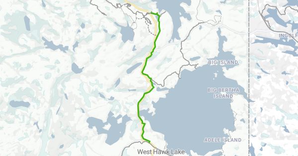West Hawk to Caddy Lake Trail (TCT) Multi Trail - West Hawk Lake, MB