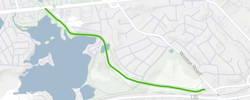 Crosstown Trail (Cochituate Aqueduct) Mountain Biking Trail - Wellesley