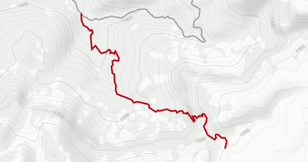 Point Huitzil Route Hiking Trail - - Arizona