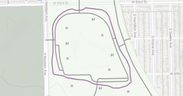 Dan Ryan Black Paved Loop Trail Multi Trail - Chicago