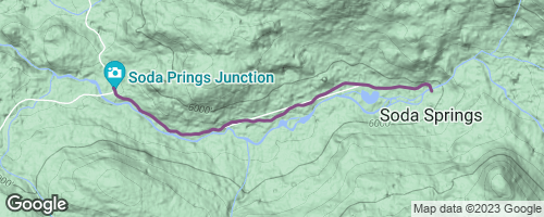 Historic Soda Springs Road Hiking Trail - Soda Springs
