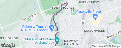 Medway Valley Trail Multi Trail - London, Ontario