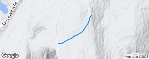 Quick Draw (West) Skiing Trail - Kamloops, BC