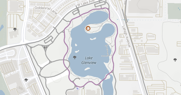 Lake Glenview Loop Multi Trail - Glenview, Illinois